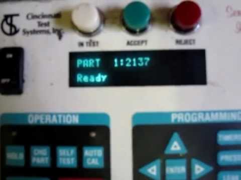 Cincinnati Test Systems Sentinel I-21 system
