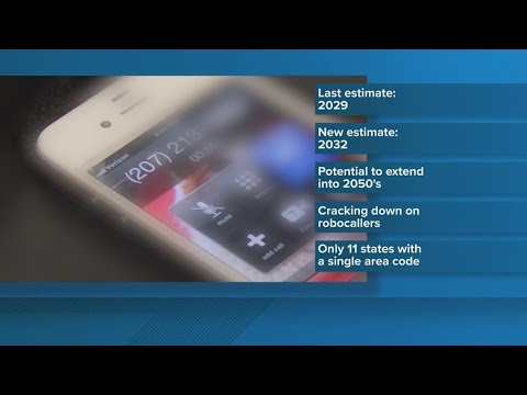 Maine's 207 area code now expected to reach exhaustion by 2032