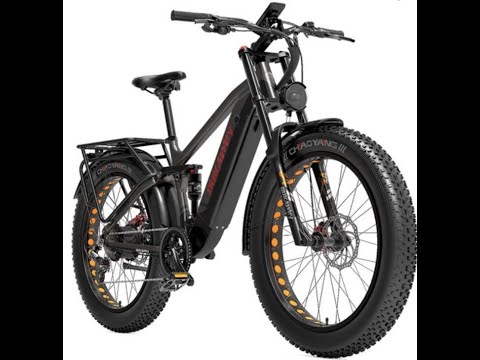 LANKELEISI Silvertip8 Electric Bike 1000W Motor 52V 20Ah 26*4 inch Tires, 52km/h Max Speed EU9.NL