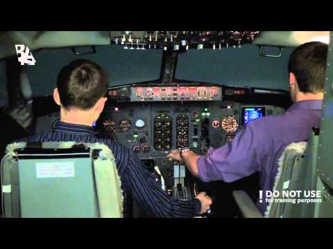 Go-around due to low visibility in Boeing 737 CL - Baltic Aviation Academy