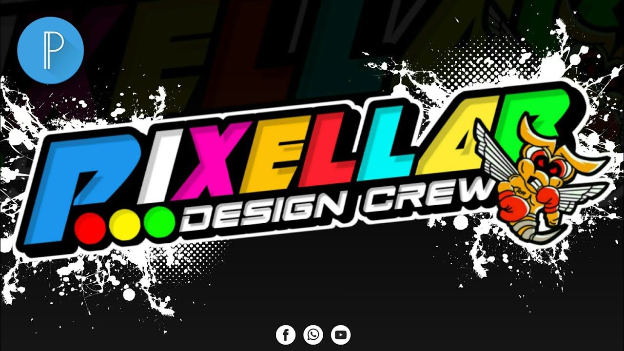 Tutorial membuat logo racing di Pixellab - Pixellab Design #14