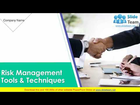 Risk Management Tools And Techniques PowerPoint Presentation Slides