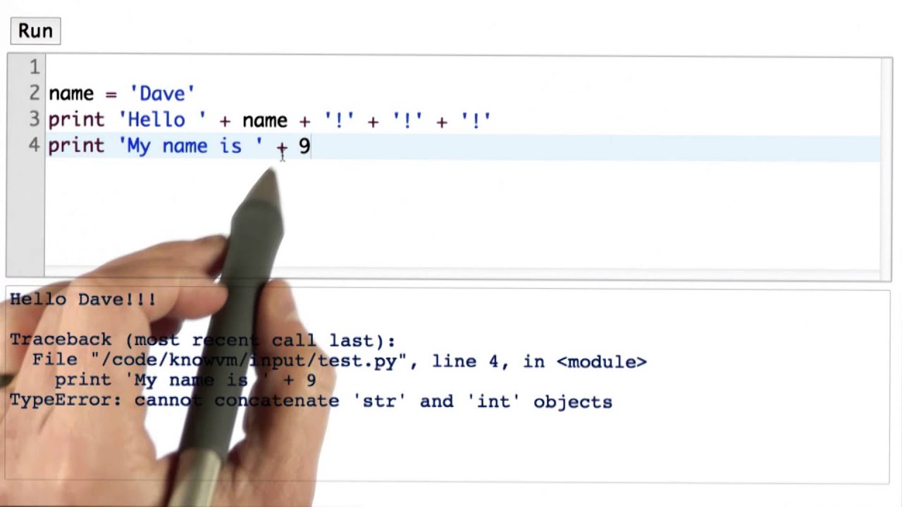 Strings And Numbers - Intro to Computer Science