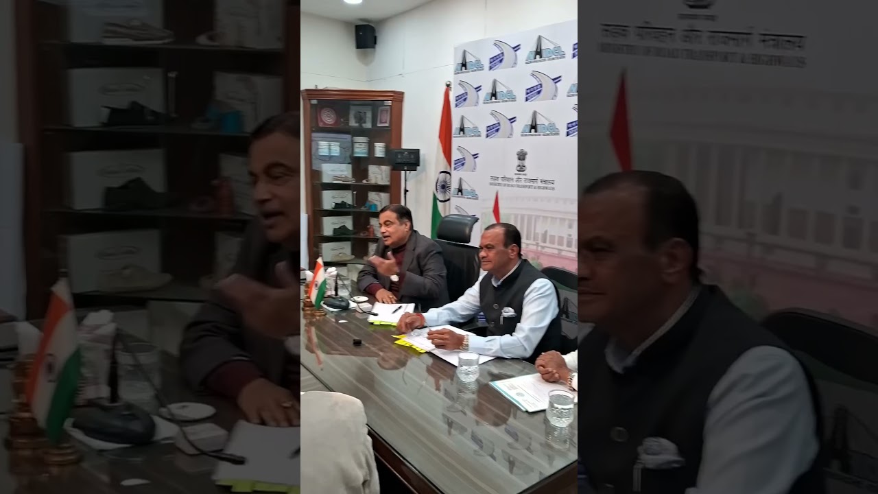 Reviewed the progress of ongoing National Highway projects in the state of Telangana.