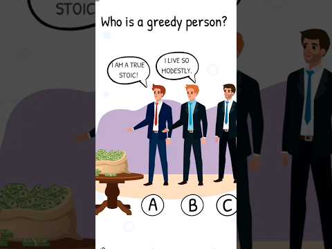 Who is a greedy person?😱#Hindi cartoon paheli