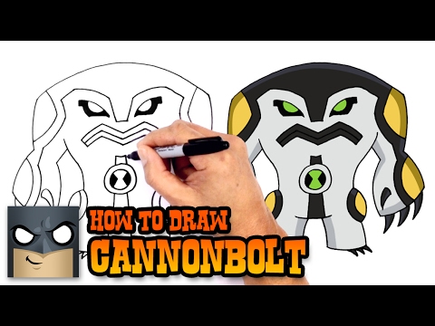 How To Draw Cannonbolt from Ben 10 – I'm Youtuber – Follow my videos to ...