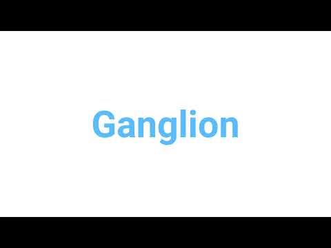 How to Pronounce ganglion #ganglion #english #words