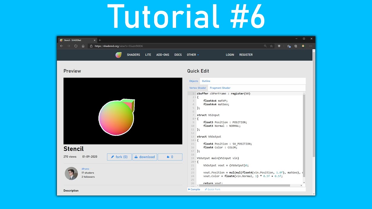 SHADERed Tutorial #6 - Web