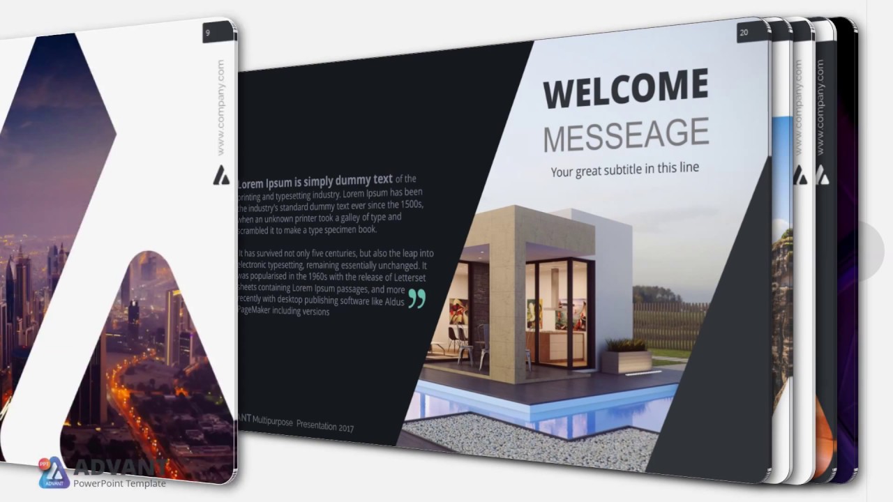 Advant Business PowerPoint Template