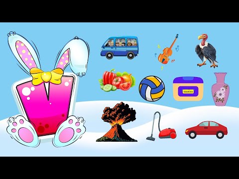 10 V Letter Words With Pictures | Words That Starting With Letter V |