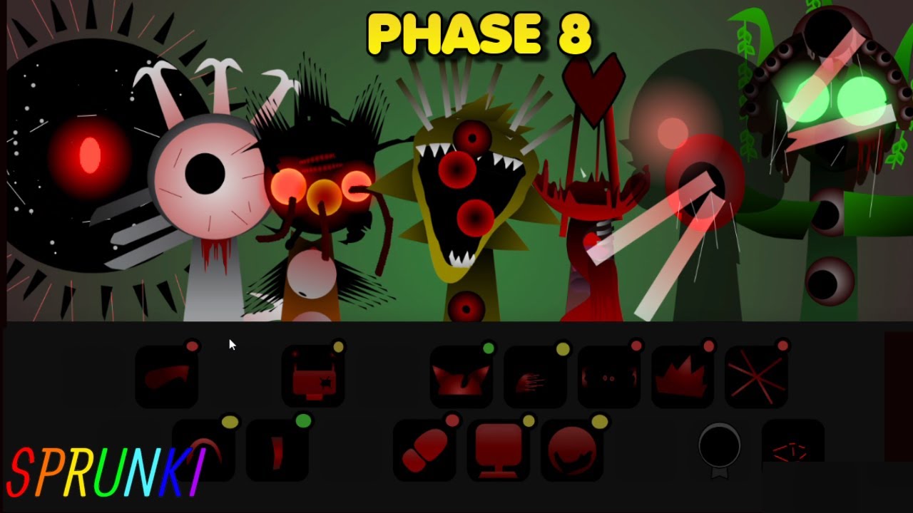 Incredibox Sprunki - Phase 8 Horror Mod (Gameplay Showcase)
