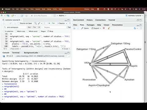 ESMARConf2023: {netmeta} tutorial