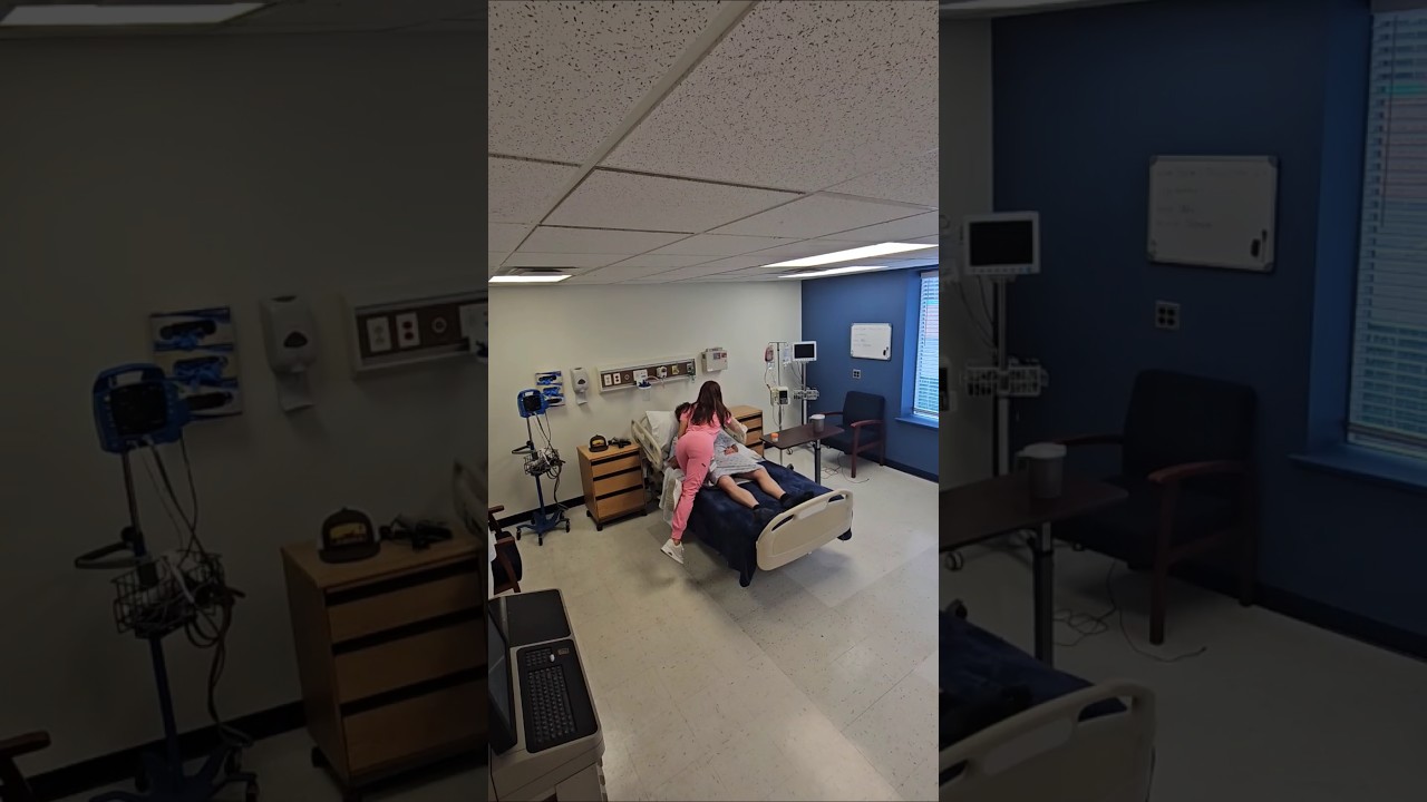 Always make sure your patients are comfortable. #nurse #scrubs #bedside #patientcare