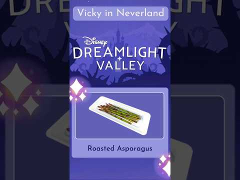 Roasted Asparagus recipe - Disney Dreamlight Valley