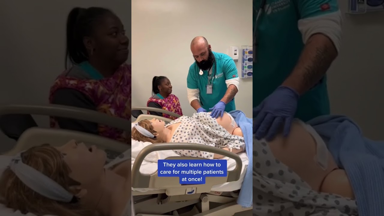 The Nursing Simulation Lab provides students with an immersive learning environment🩺 #stanbridge