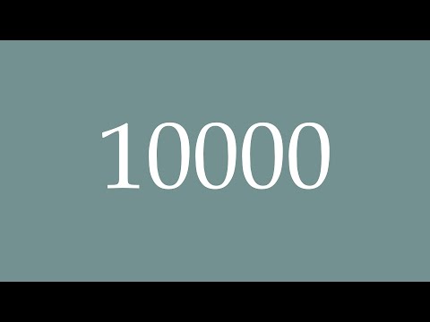 How to Pronounce ''10000'' Correctly in French
