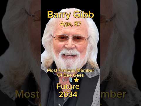 Barry Gibb legendary voice that keeps us Stayin' Alive! 🎶🕺#beegees #antesedepois #beforeandafter