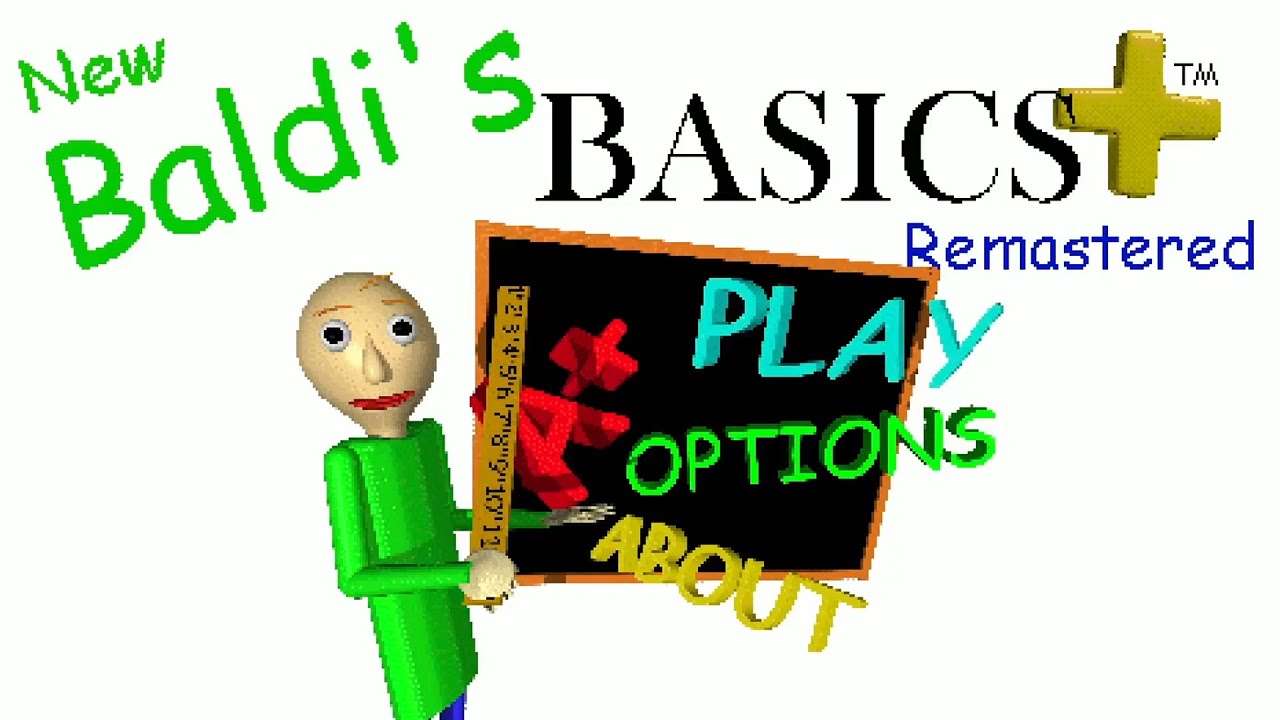 New Baldi's Basics Plus Remastered