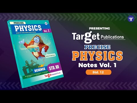 Std 12 Physics Vol 1 | HSC Maharashtra Board | 2026 Syllabus | Precise ...