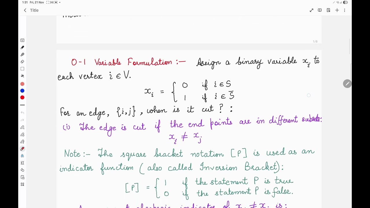 MaxCut Combinatorial Optimization Problem on Quantum Computer: Part-1