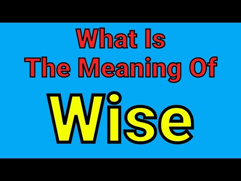 Meaning Of Wise | Wise | With Example Sentences | English Vocabulary | Most Common Words in English