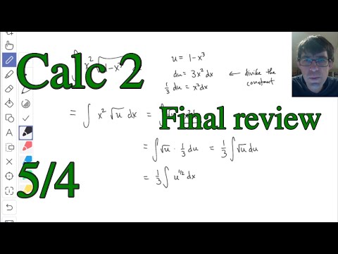 Calculus 2, Final exam review (May 4, 2021)