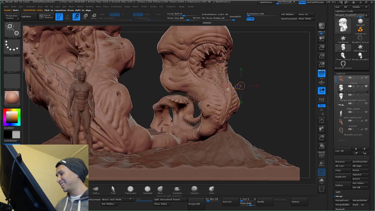 Creature Sculpting #artstation