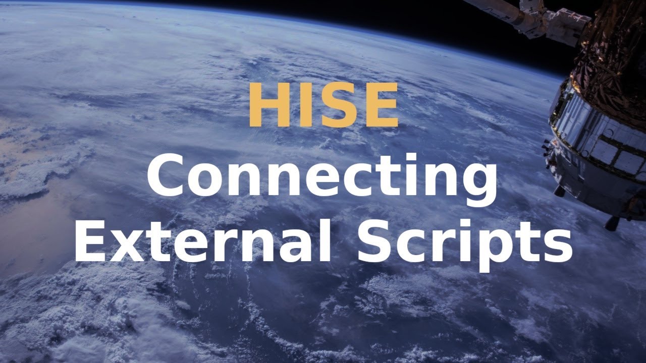 How to connect a HISE project to external scripts