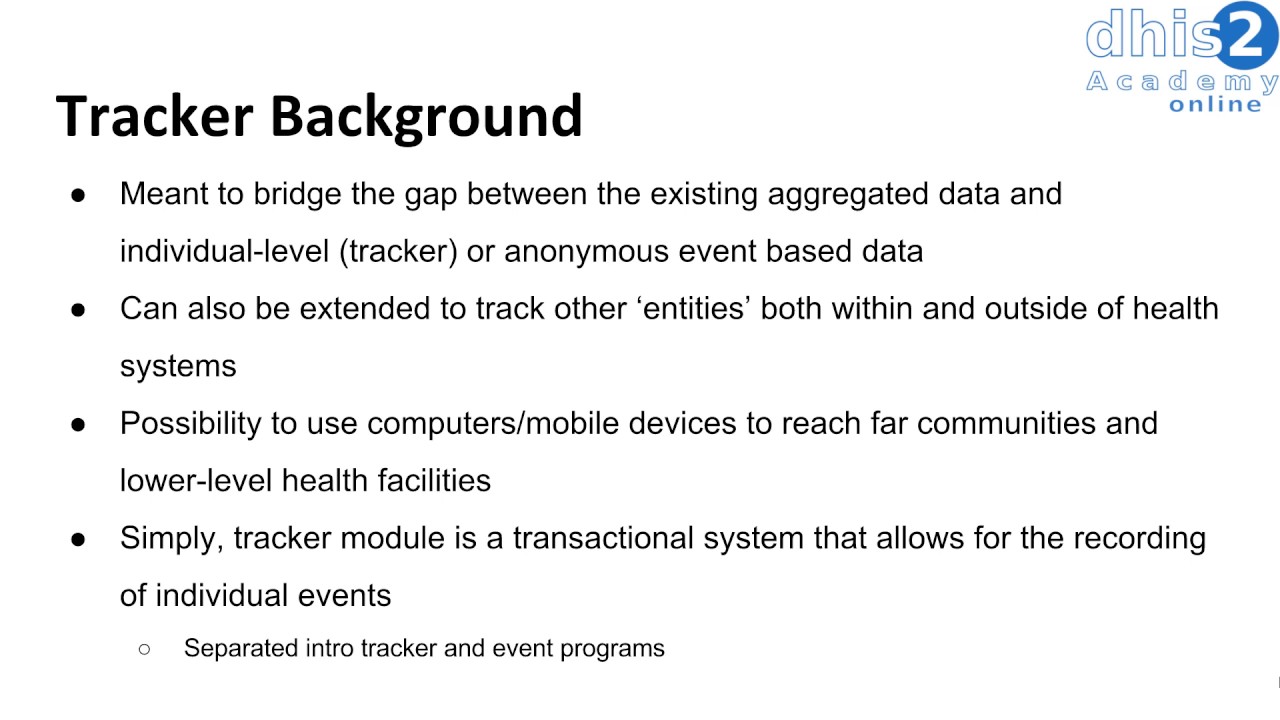 Module 5 - Session 1 - Tracker Intro Presentation