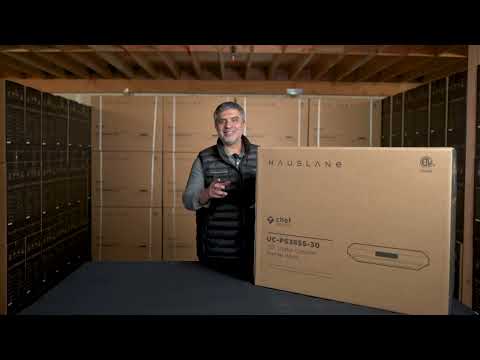 Hauslane UC-PS38 Under Cabinet Range Hood Unboxing Video | KitchenSource.com
