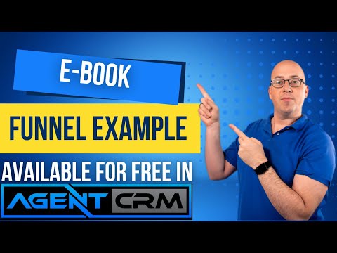 E-Book Funnel Example - Download for Free in Click & Play Library #AgentCRM #crm