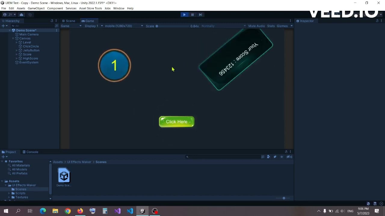 UI Effects Maker quick LevelUp effect Tutorial