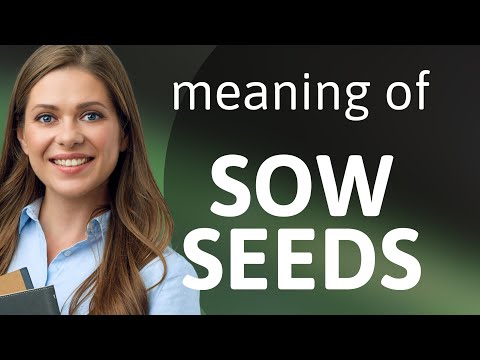 Unveiling the Meaning: "Sow Seeds" in the English Language