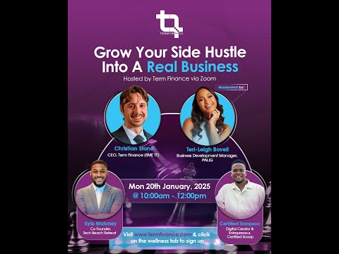 Webinar: Grow Your Side Hustle Into A Real Business