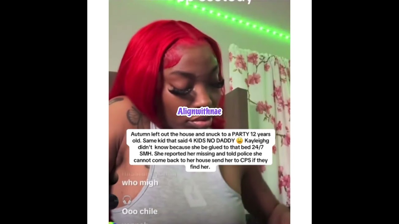 Kayleigh G calls CPS to get Autumn after she runs away. #tiktokdrama #kayleighG