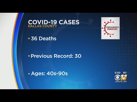Dallas County Reports Single-Day Record 36 Coronavirus Deaths, Along With 704 New Cases