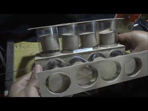 como hacer un motor v8 de carton | Ivan Utrera