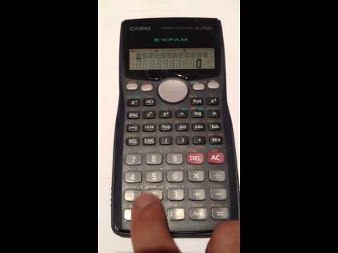 Statistics stats Mode on CASIO fx-100AU