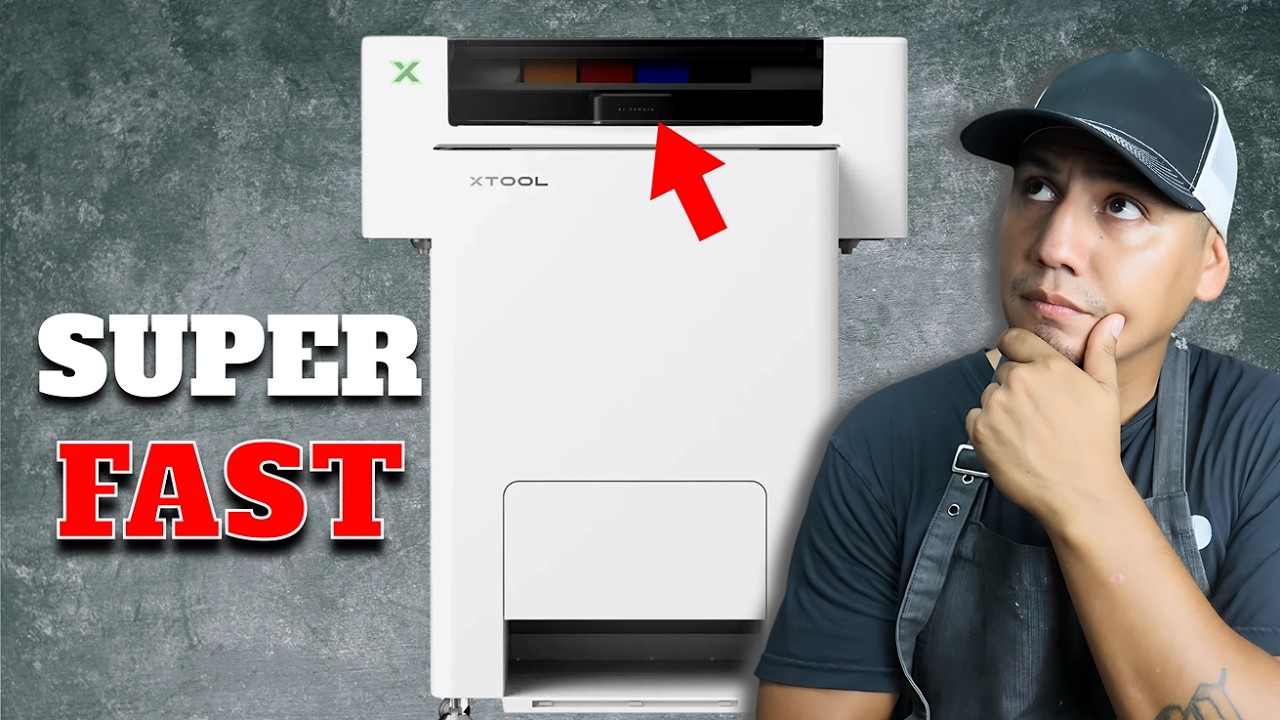 I found the Fastest way to DTF T-shirts | xTool Apparel Printer