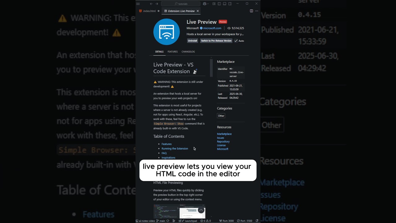 VS Code Extensions You MUST Use Pt. 2  #extentions #coding #productivity #vscode #programming #like