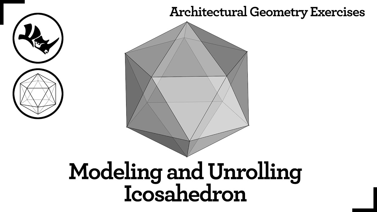Modeling and Unrolling Icosahedron