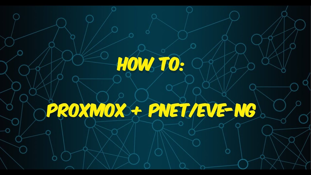 Pnetlab and Proxmox (also works with eve-ng) & ishare2