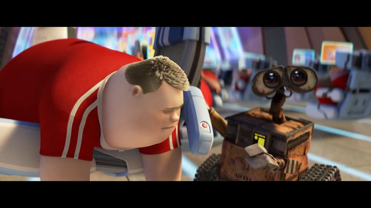 Wall E Satire scene