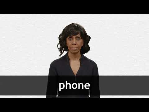PHONE definition and meaning | Collins English Dictionary