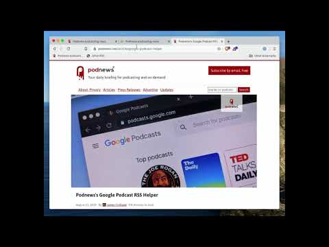 Podnews's Google Podcast RSS helper - how to install, how to use