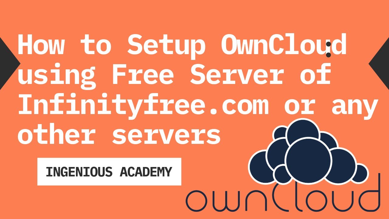 How to Setup OwnCloud using Free Server of Infinityfree.com or any other servers