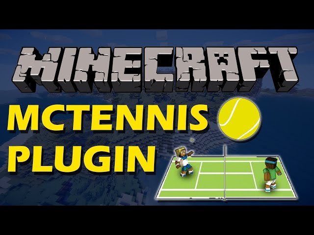 MCTennis [Minigame|Tennis|GeyserMC|Folia|1.21.8] Minecraft Mod