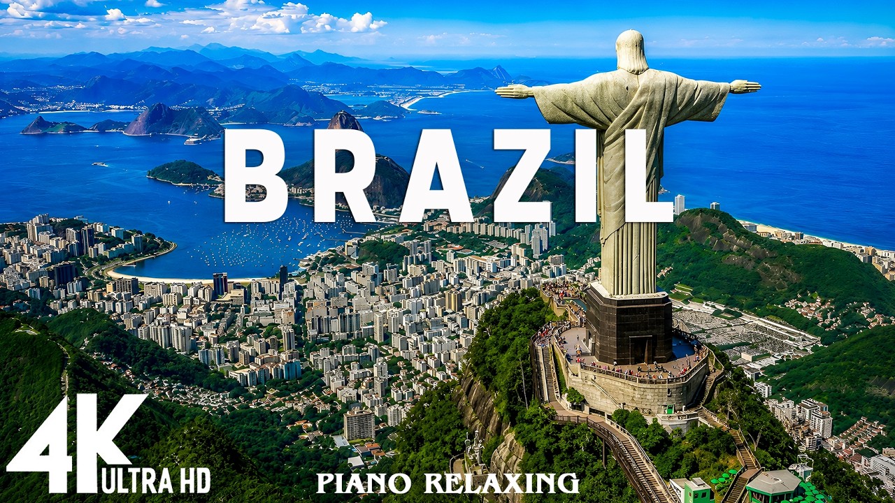 FLYING OVER BRAZIL (4K UHD) – Rio de Janeiro, Beaches & Iconic Views From Above