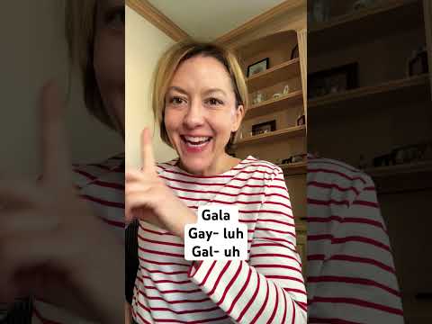 How to pronounce GALA - Quick #English Pronunciation #SHORTS Mini Lesson #learnenglish