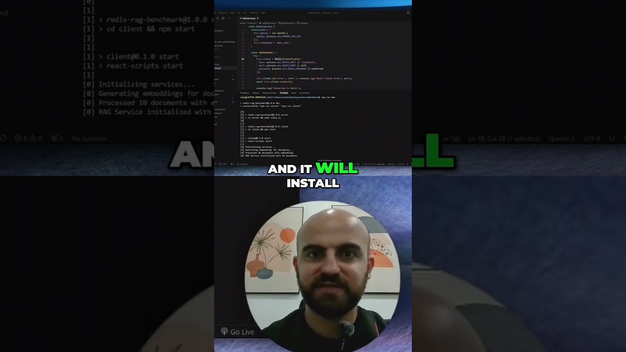 Redis + AI: Build Next-Gen Apps With GitHub Project! #shorts